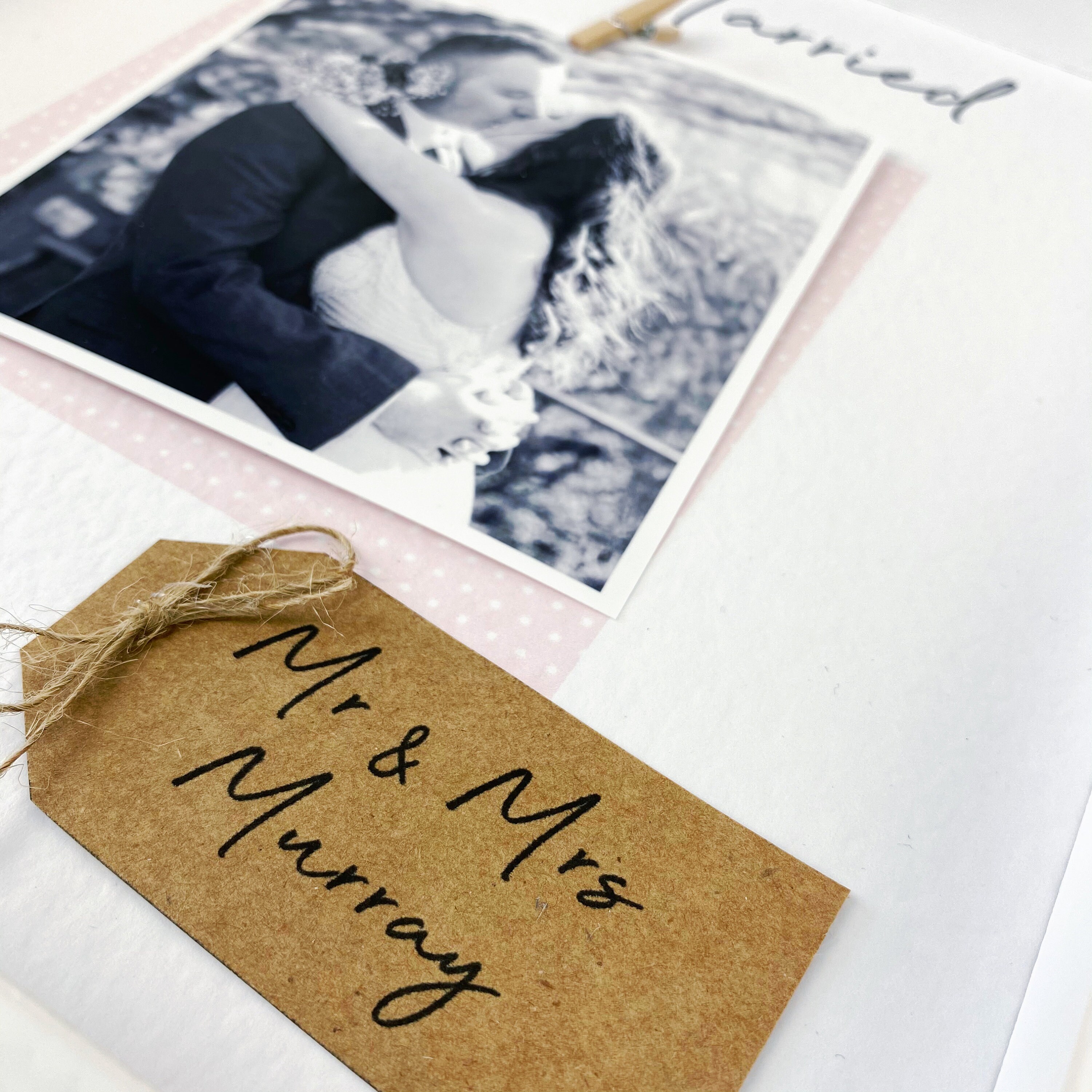 Just Married Photo Frame Personalised Wedding Gift Wedding - Etsy UK