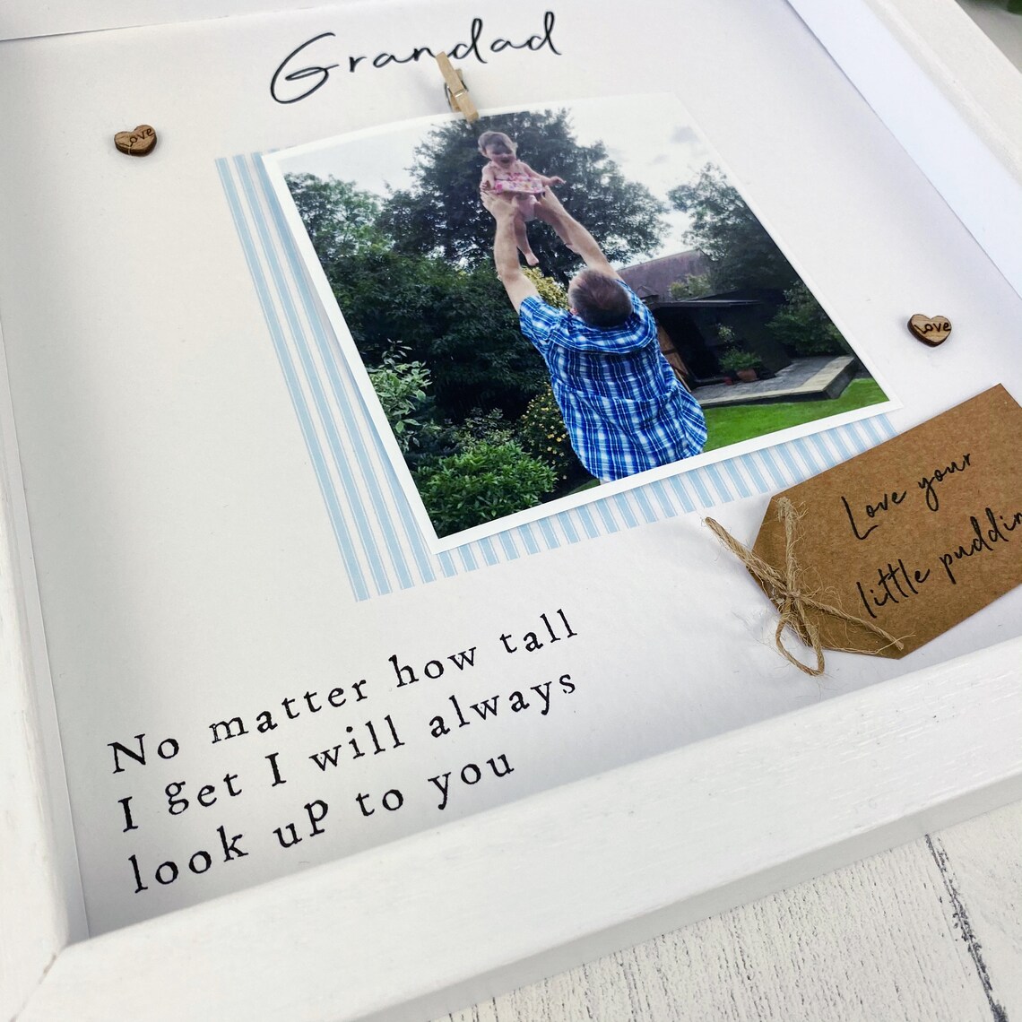 Grandad Photo Frame Fathers Day Gift Personalised Grandad - Etsy UK