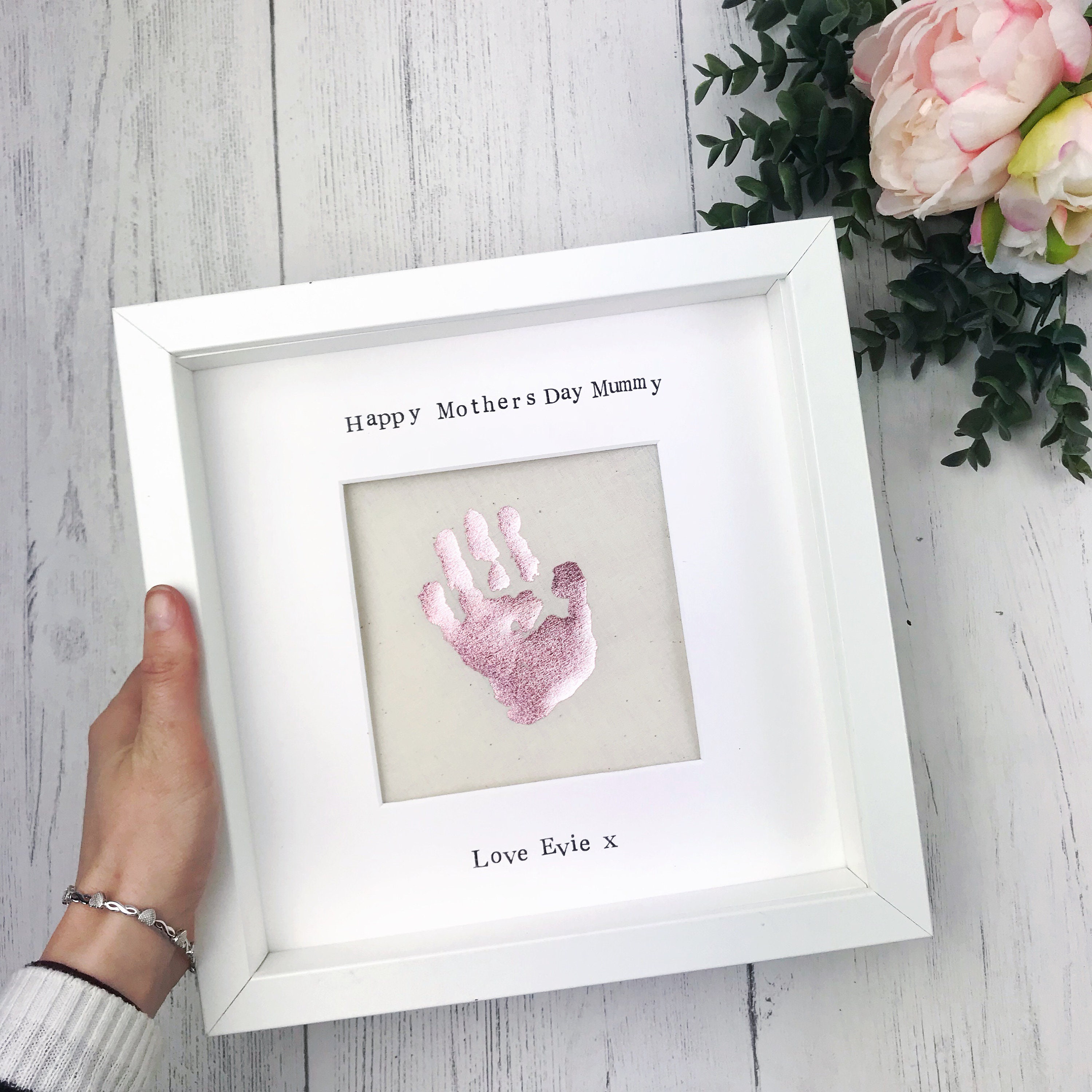 Baby Handprint Frame