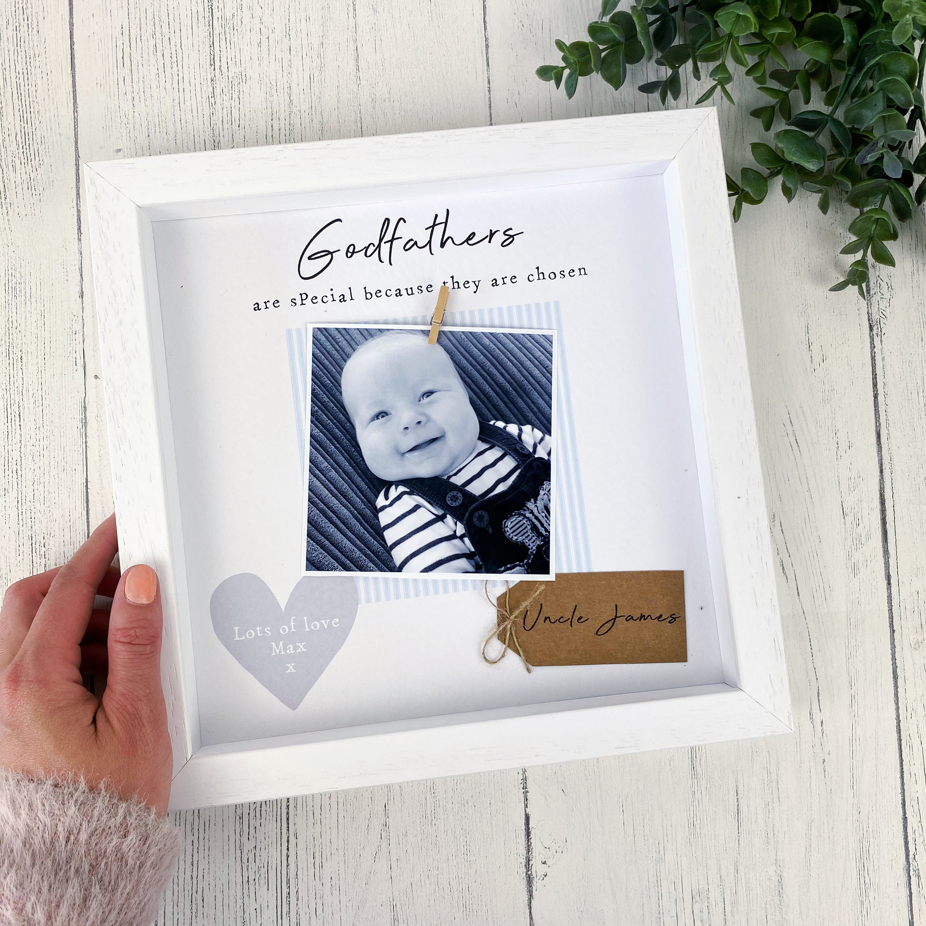 Godfather Photo Frame Gift Will You Be My Godfather | Etsy