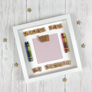 First Day at School Frame- Personalised Photo Frame- Back to School ...