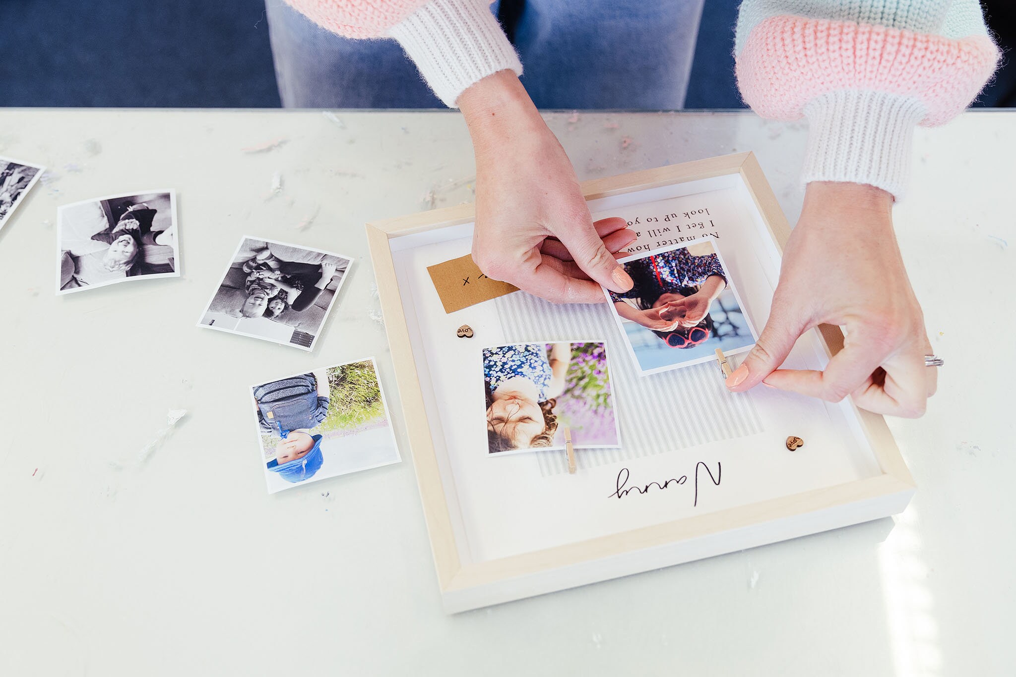 Nanny Scrabble Frame- Personalised Photo Frame for Nana- Nanny Gift ...