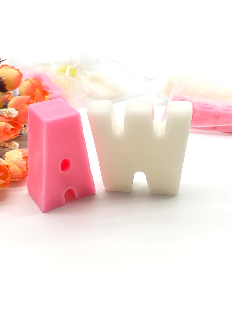 Letter Soap,alphabet Soaps Letter Personalized Name Letters ...