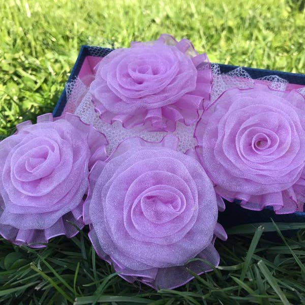 Organza Flower - Etsy