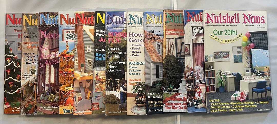 1990 Nutshell News Magazine Complete 12 Month Set - Etsy