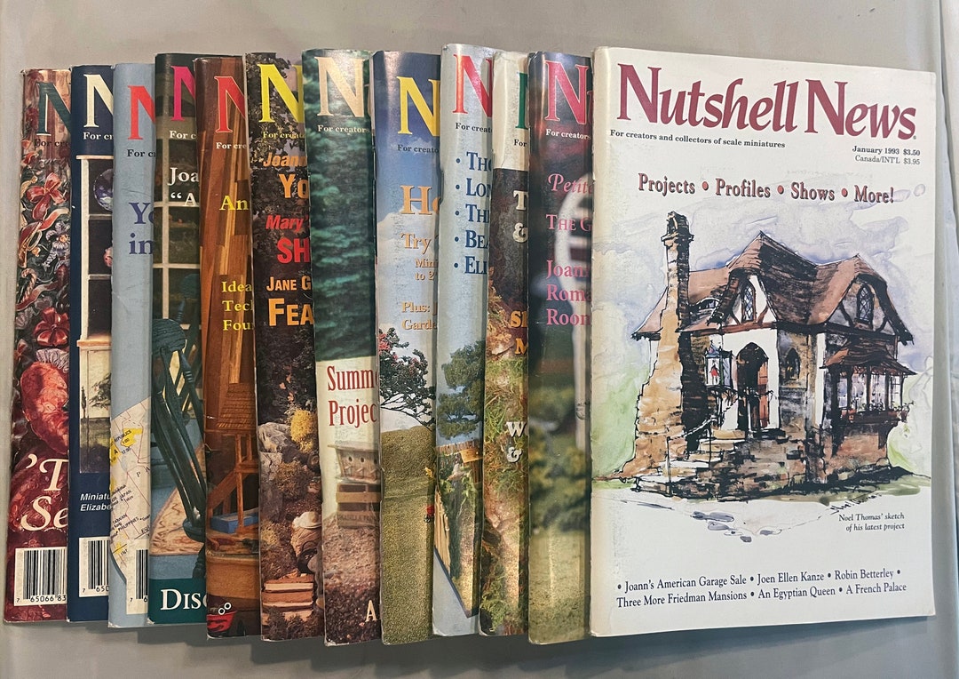 1993 Nutshell News Complete Set - Etsy