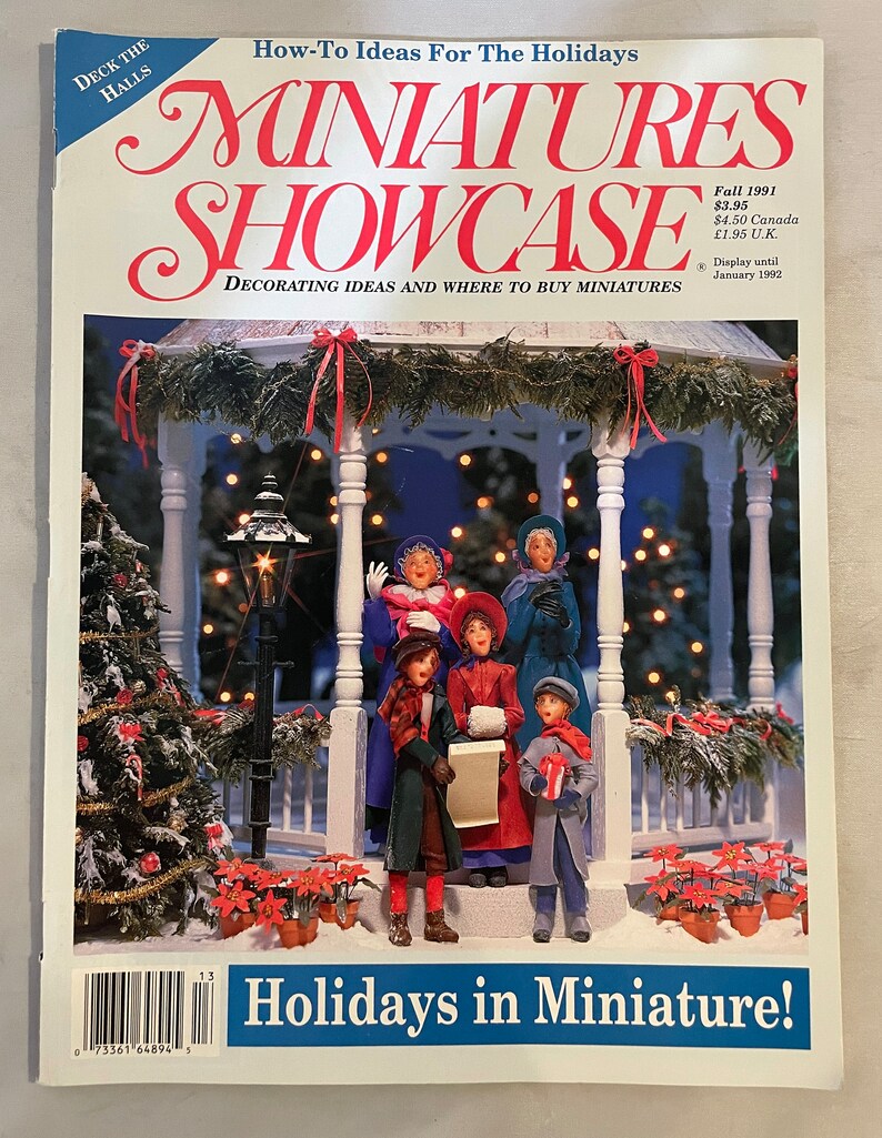 Miniatures Showcase Magazines - 1991 Spring, Summer, Fall - 3 Issues - Etsy