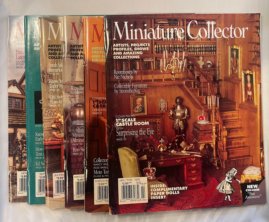 1995 Miniature Collector Magazine - Complete Year Set - 6 Issues - Etsy