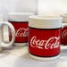 Classic Coca-cola Mugs - Set of 4 - Etsy