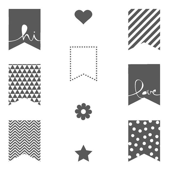 Papercraft NEW Stampin Up Banner Blast stamp set Paper, Party & Kids ...