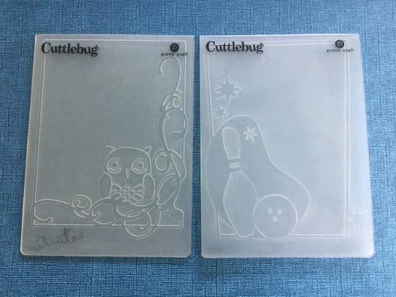 Cuttlebug Provo Craft Embossing Folder Corner Frames Owl | Etsy