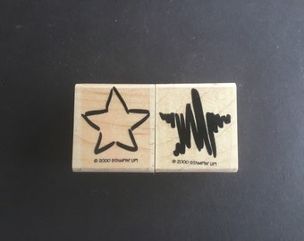 Star Outline Stamp - Etsy
