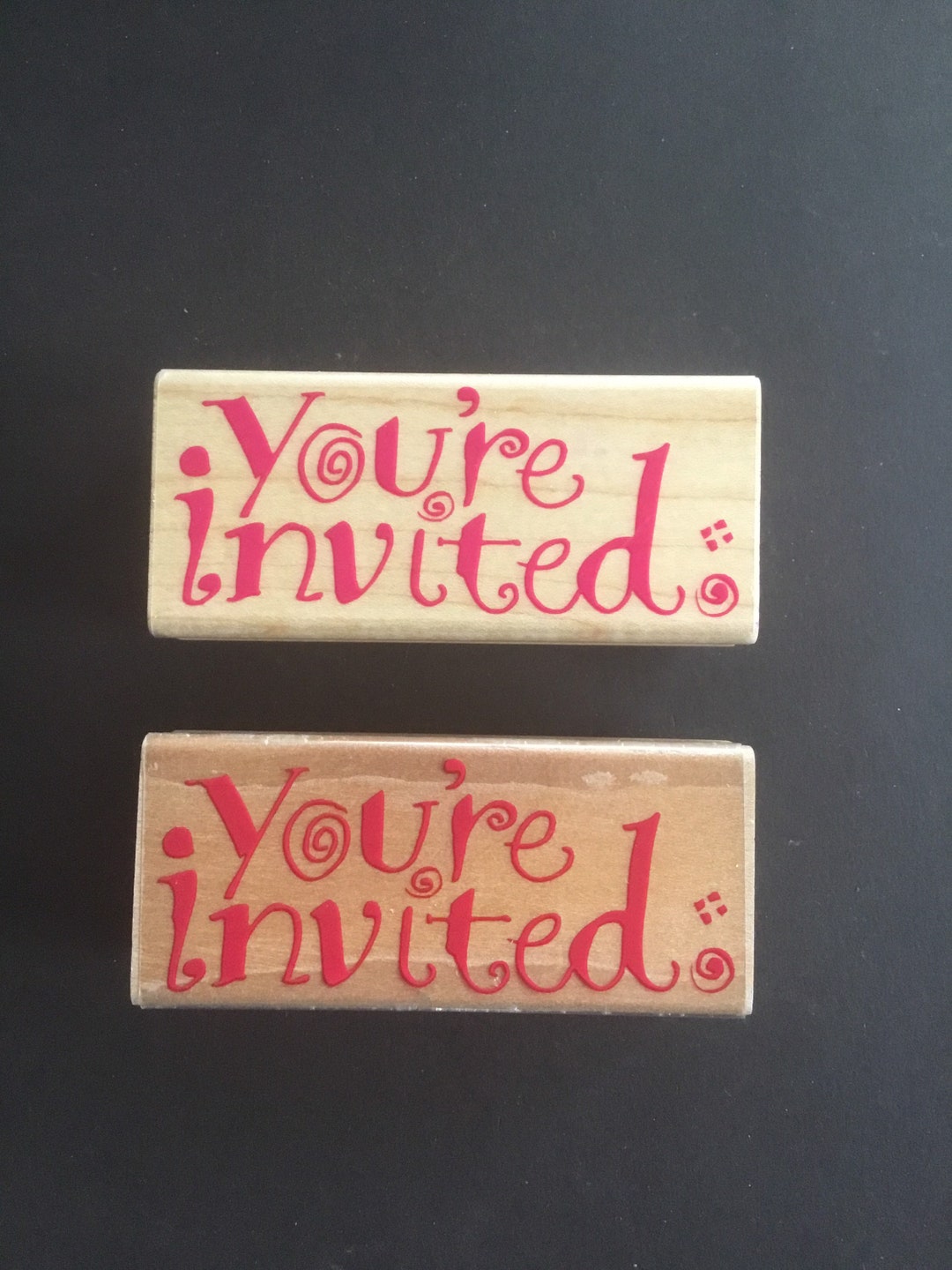 You’re Invited Stamp by Rubber Stampede for Card Making, Scrapbooking ...