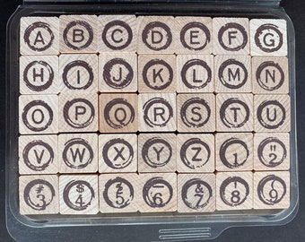 Typewriter Stamp Set - Etsy