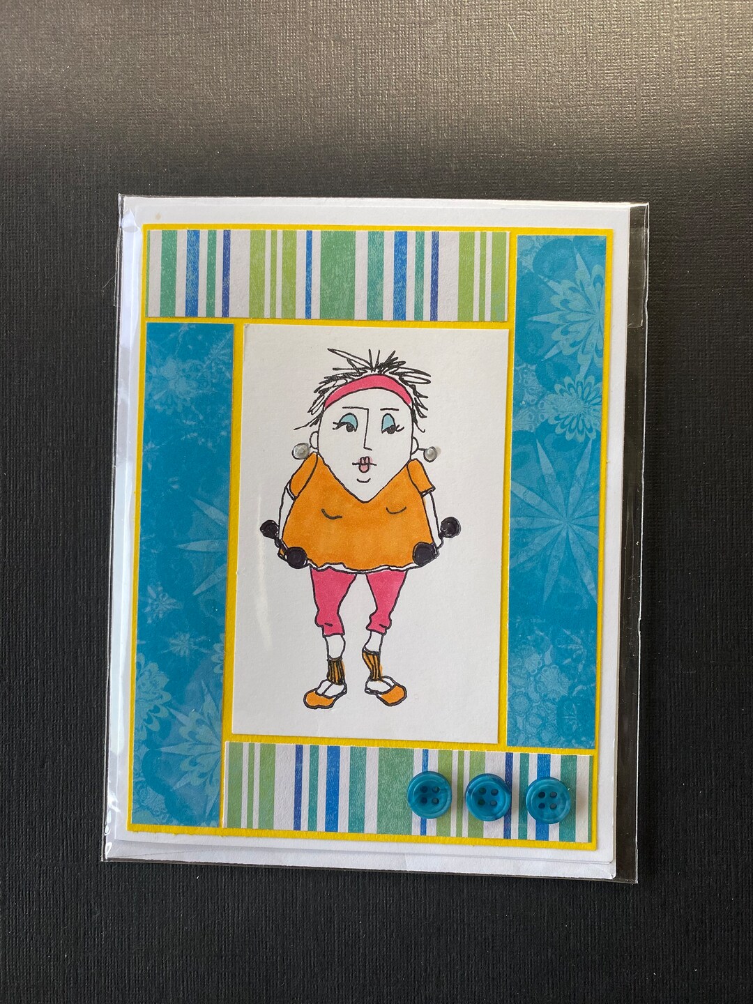 Thats Not Sweat, Its My Body Crying, Funny Friendship Greeting Card ...