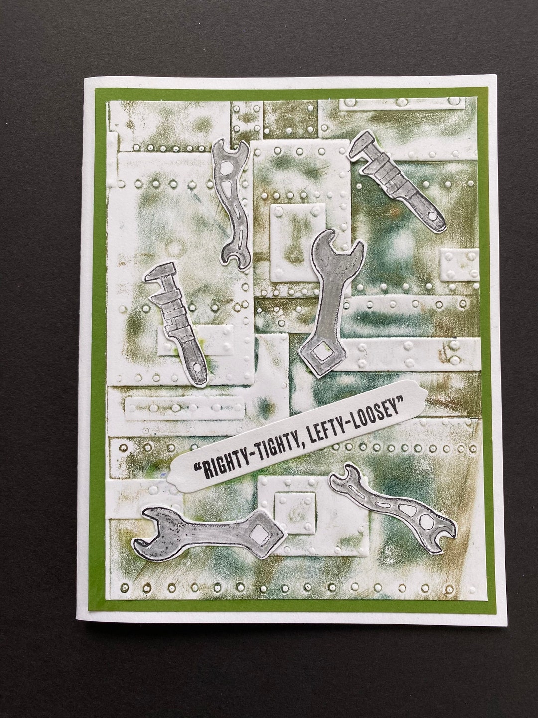 Righty Tighty, Lefty Loosey, Funny Birthday Greeting Card, Handmade ...