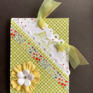 Double Pocket Tag Gift Card Holder, Birthday Greeting Card, Handmade ...