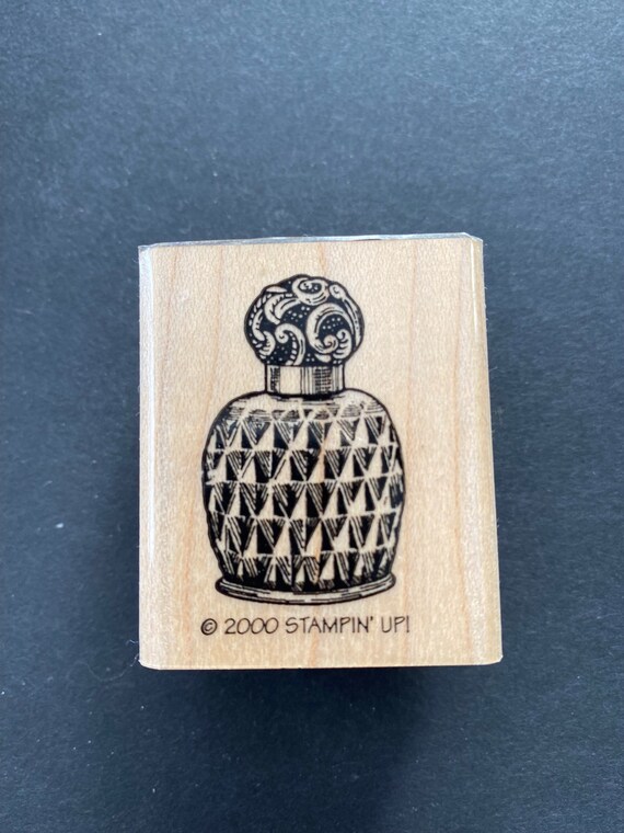 Stampin up Perfume Bottle From Antique Collectibles Stamp Set | Etsy