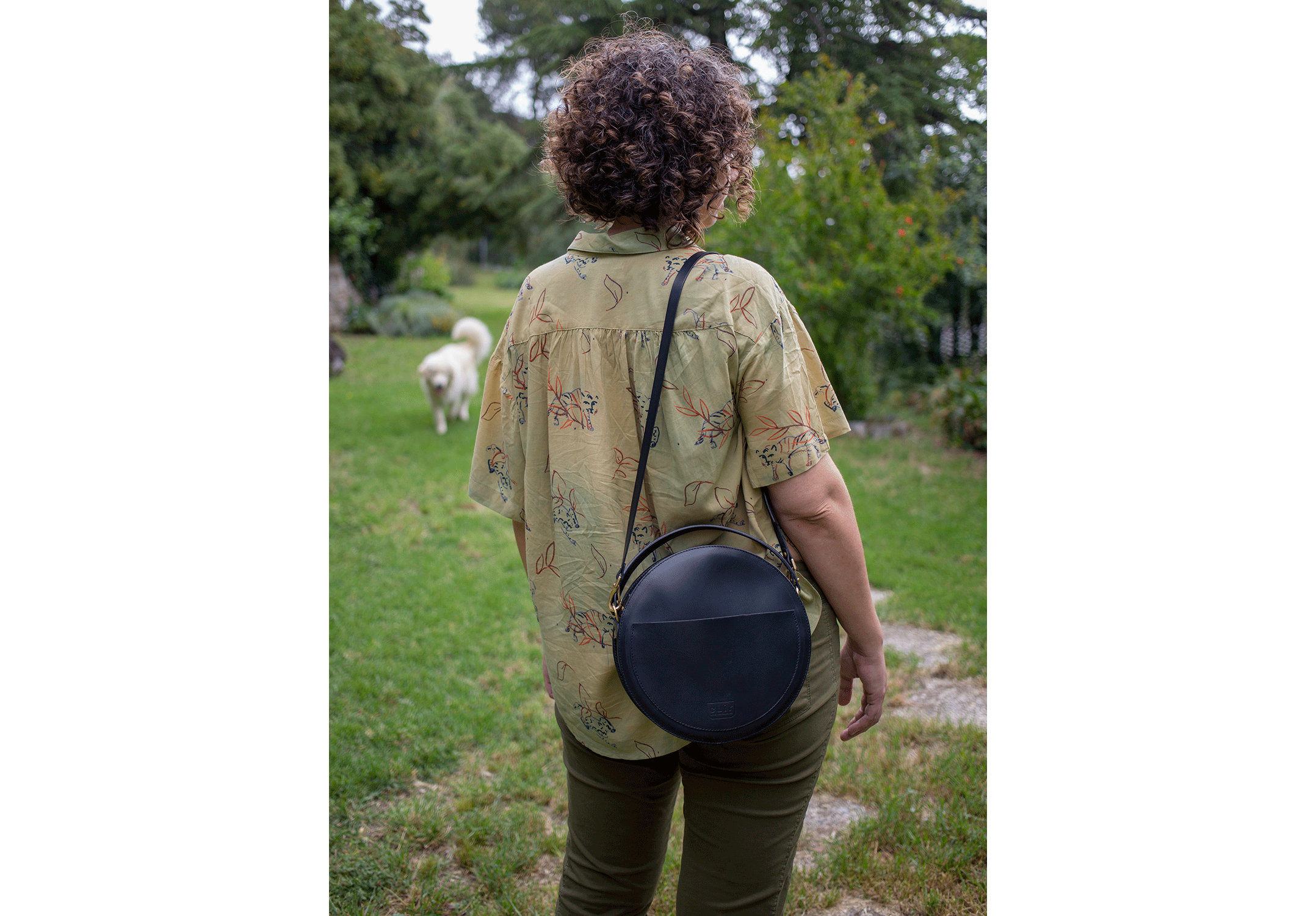 Circle Leather Bag, Cercle, Round Crossbody Purse, Top Handle Circle ...