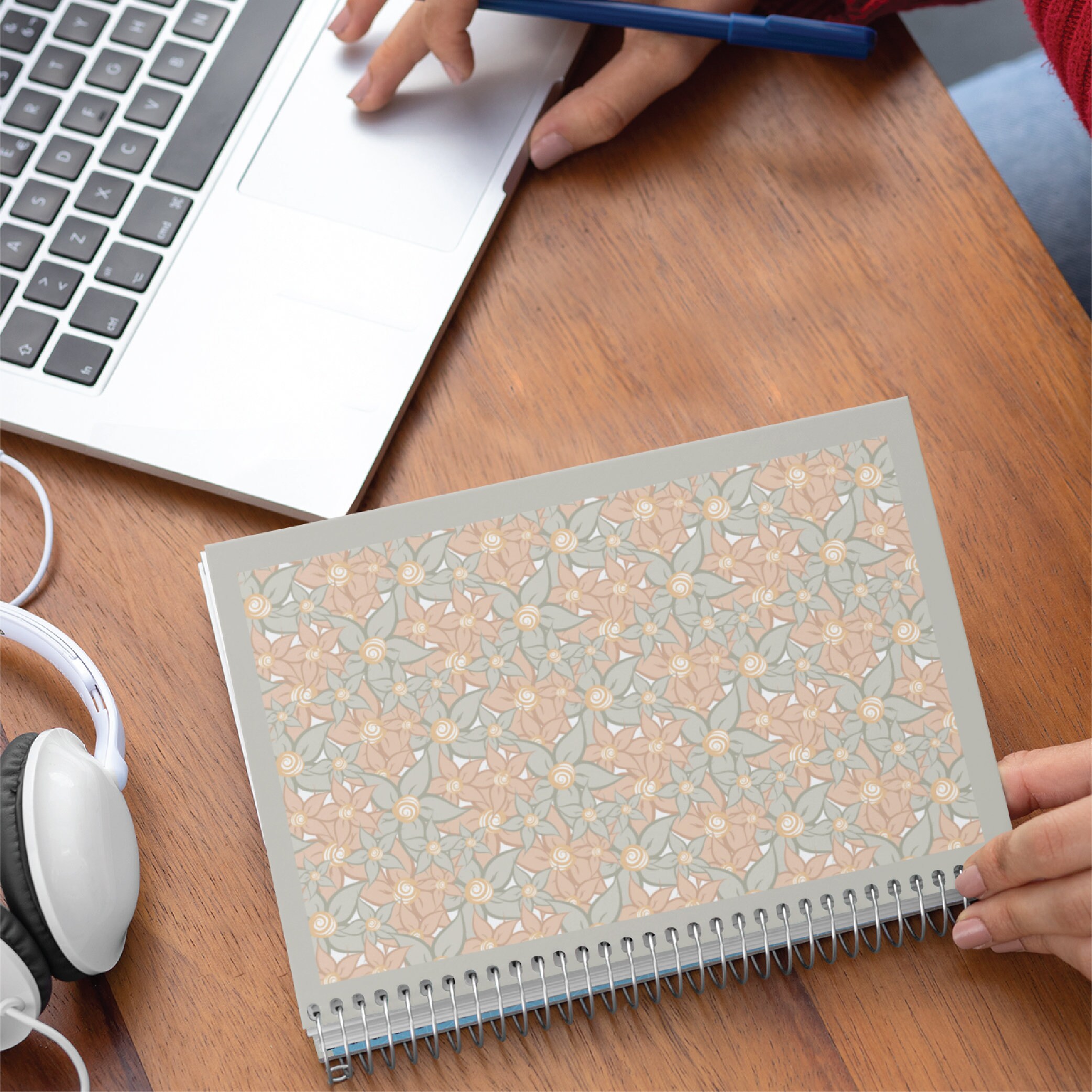 Spiral Notebook | Cute, Aesthetic Dot Journal | Flowers - Etsy