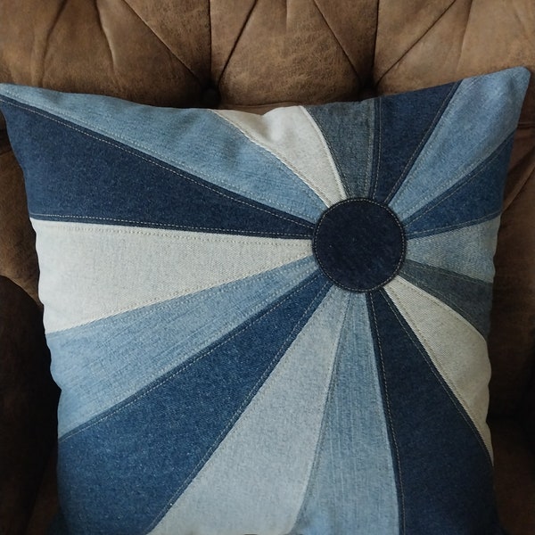 Denim Pillow - Etsy