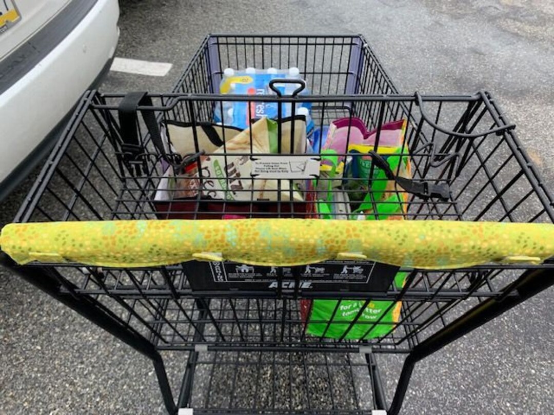 100% Cotton Shopping Cart Handle Cover, Reusable Cart Cover, Holiday ...