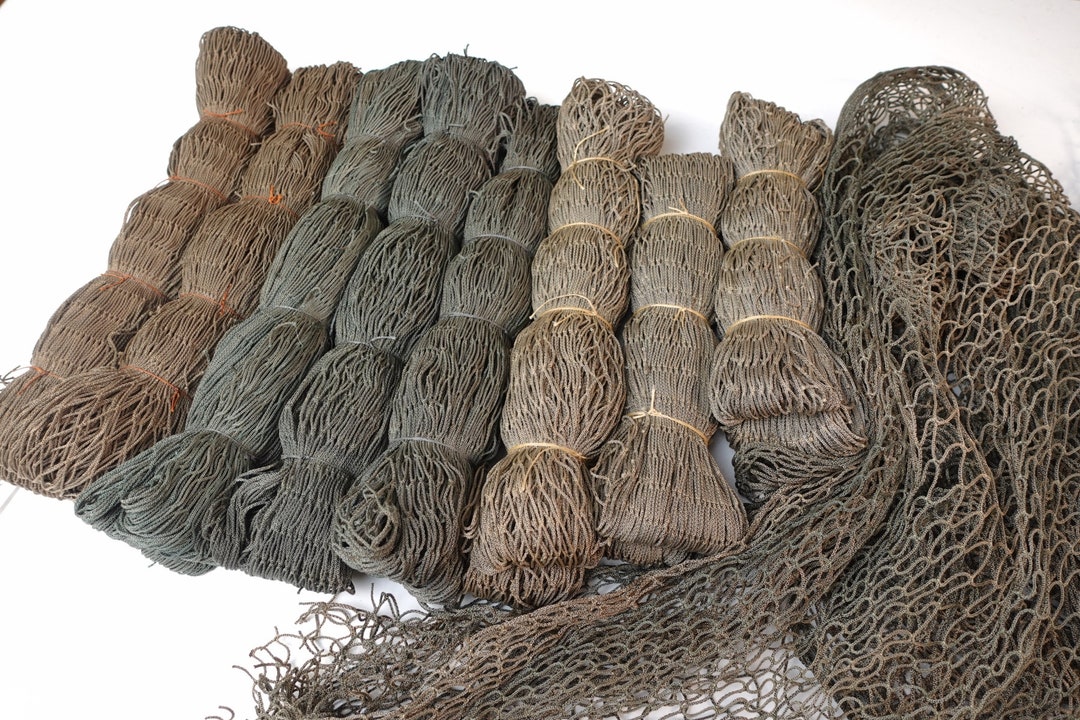 Genuine Sniper Net Fishing Net Green Beige Brown - Etsy