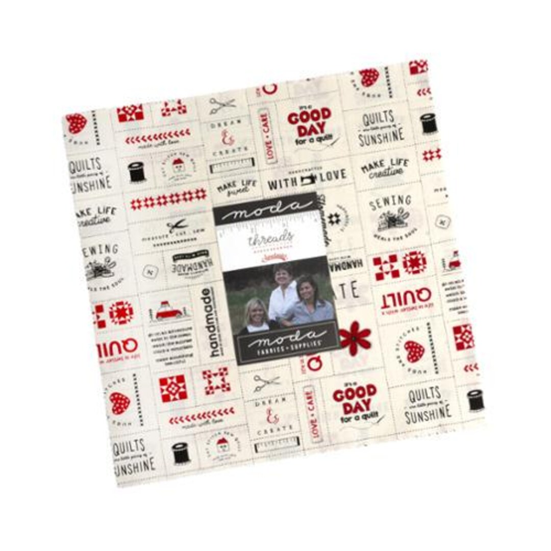 Threads Layer Cake® 55680LC Moda Precuts Pre-cut Layer Cake 10" Squares Quilt Fabric by Moda ...