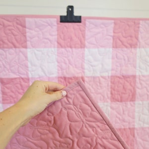 Park Picnic in Pink Quilt Pattern and Precut Fabric With Binding and ...