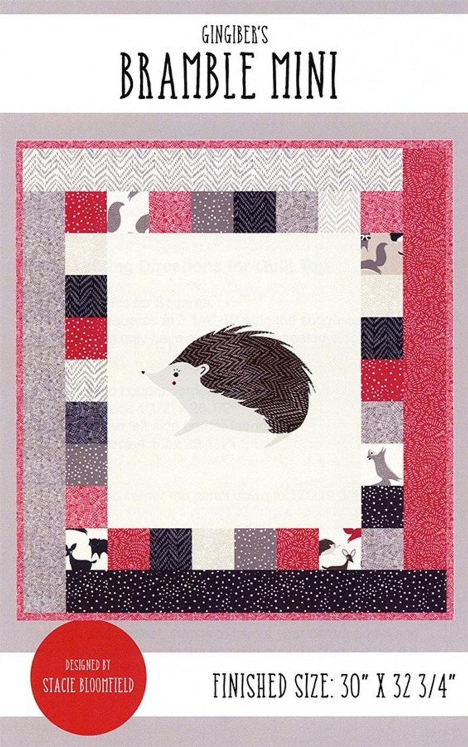 Bramble Mini Quilt Pattern From Gingiber Designed by Stacie Bloomfield ...