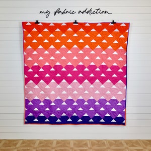 Warm Reflections PDF Digital Quilt Pattern: Beginner Friendly, Easy ...