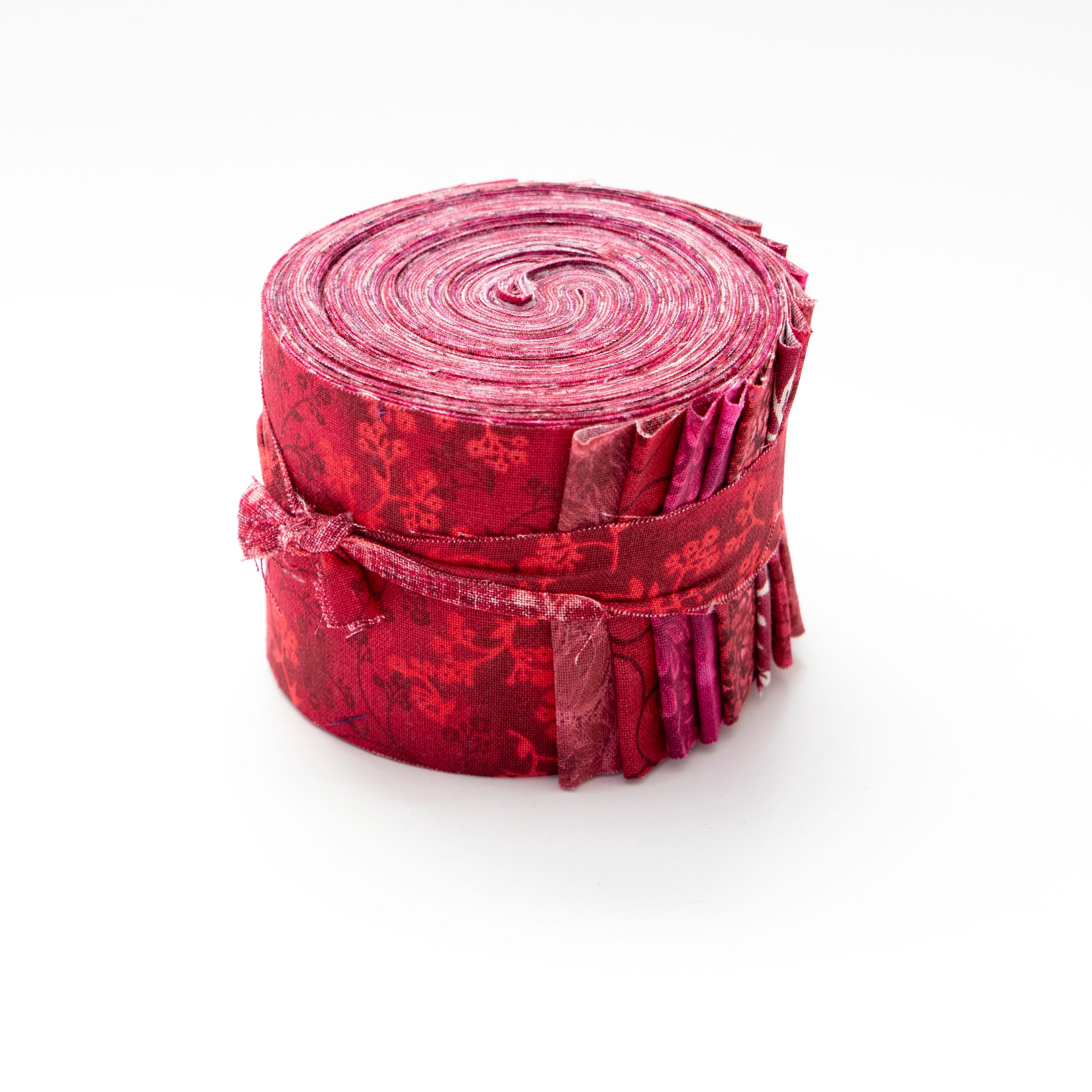 It's All Red Jelly Roll 2.5 Inch Pre-cut 100% Cotton Fabric Quilting ...