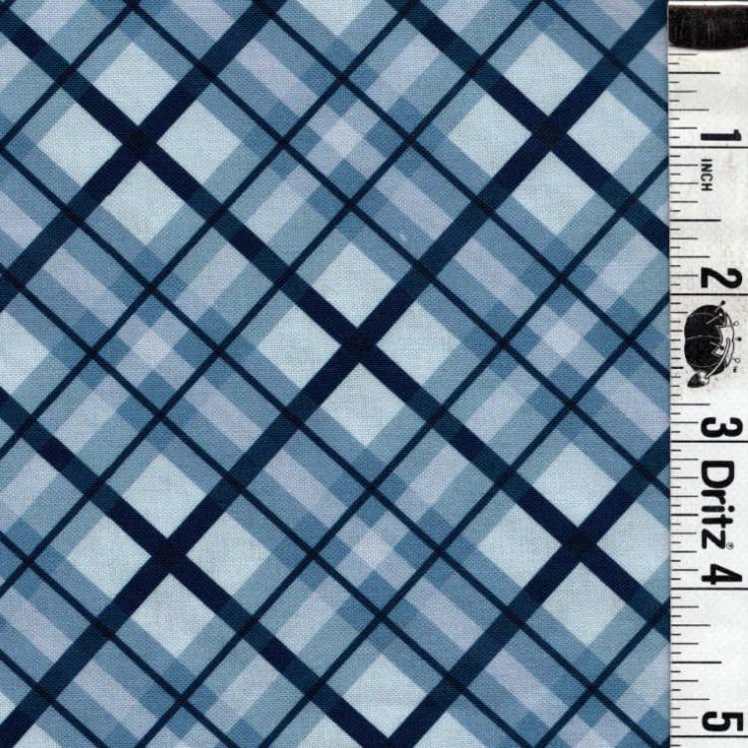 Quilt Fabric BY THE YARD Sale Closeout Bargain Clearance Navy and Blue ...