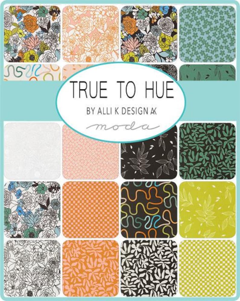 True to Hue Jelly Roll® 11560JR Moda Precuts 100% Cotton Fabric Quilt ...