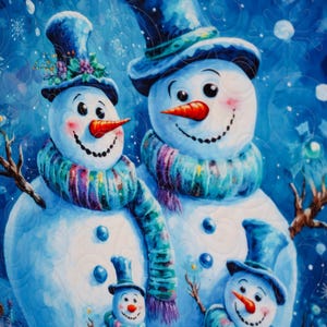 Snow Much Fun Pre Cut Ready to Sew Quilt Kit Includes Backing Includes ...