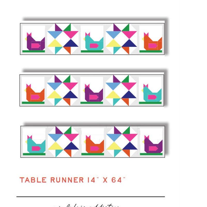 Funky Table Runner - Etsy
