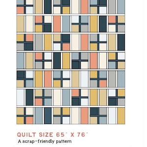 Apple Cider PDF Digital Quilt Pattern: 65 X 76 Beginner-friendly! - Etsy