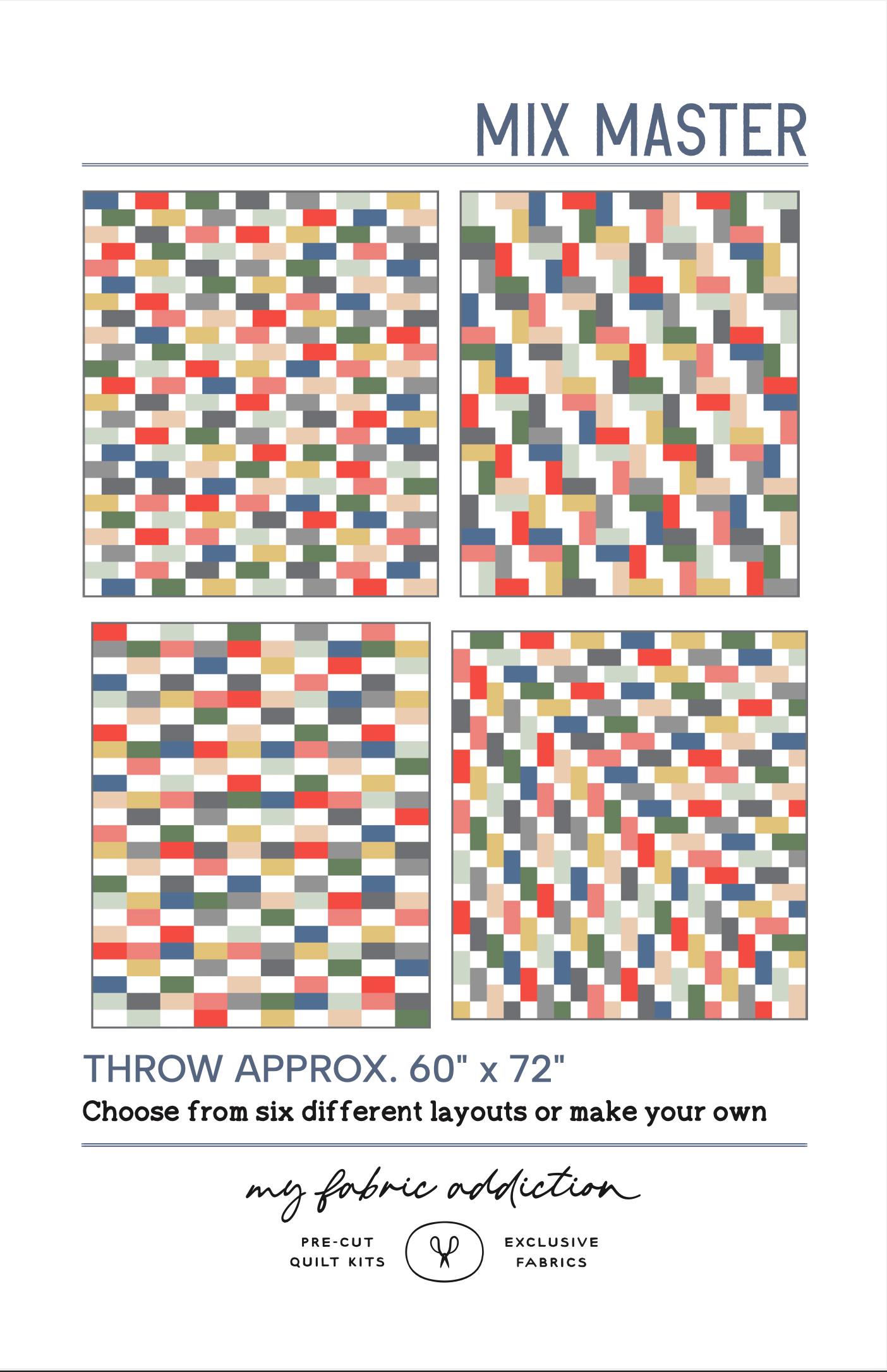 Mixmaster PDF Digital Quilt Pattern: One Pattern, Many Possibilities ...
