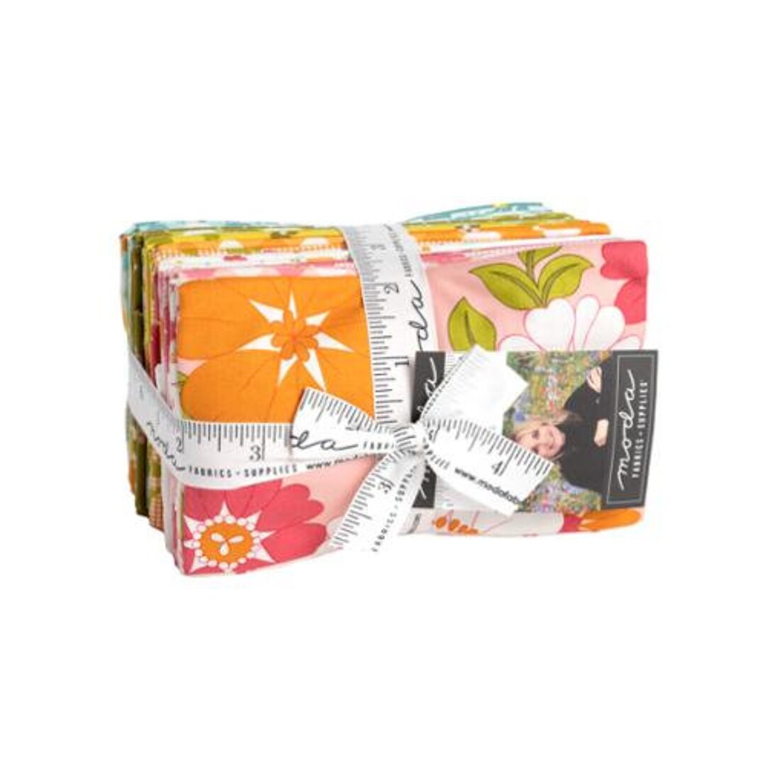 Flower Power 9 X 21 Cut 33710F8 Moda Fat Eighth Bundle 35 Pieces Moda ...