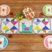 Funky Chicken Table Runner Quilt Kit Fabric Pattern Binding Backing ALL ...