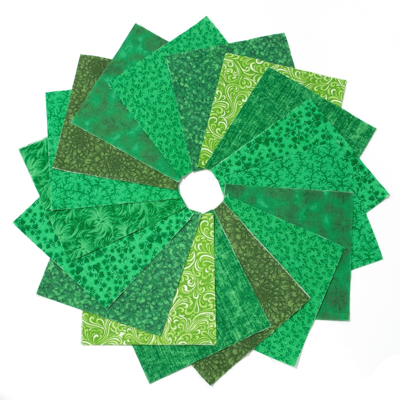 Green 5 Inch Charm Pack - Etsy
