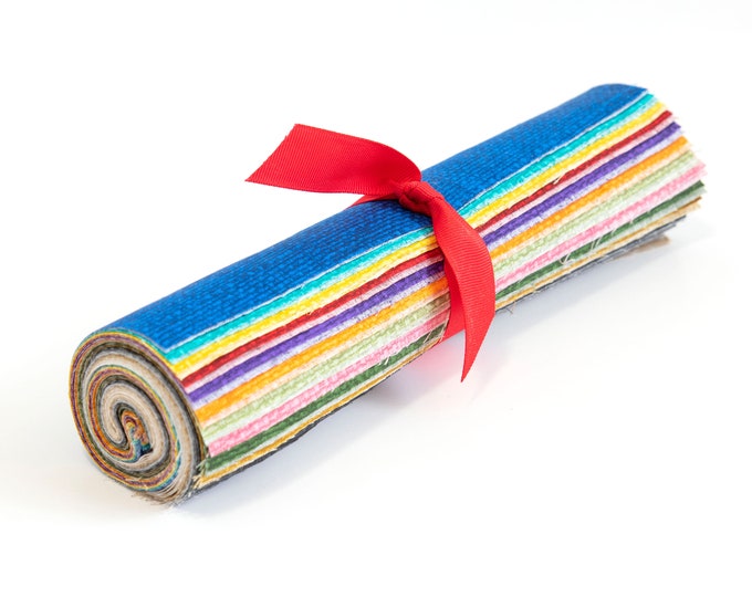 Fiddle Dee Dee It Was Meant to Be Pre Cut Layer Cake 10 Squares Fabric Quilt Moda Bright Fabric ...