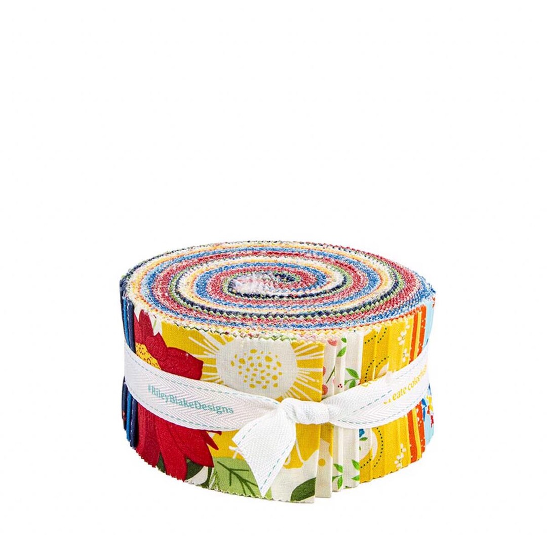 Riley Blake Summer's in Town 40 Piece 2.5-inch Strips Jelly Roll RP ...