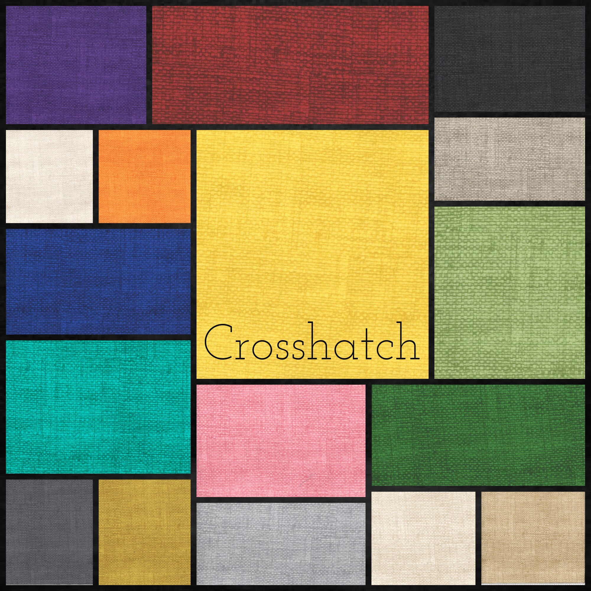 102 Crosshatch Mix Pre Cut Charm Pack 5" Squares 100% Cotton Fabric ...