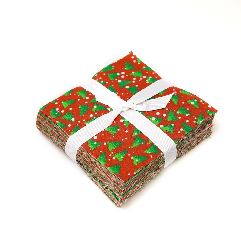Red Green Quilt Pieces - Etsy