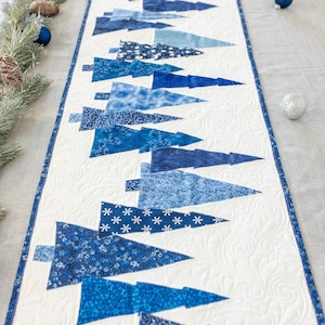 Magical Winter Forest Table Runner PDF Digital Quilt Pattern: 16 X 60 ...