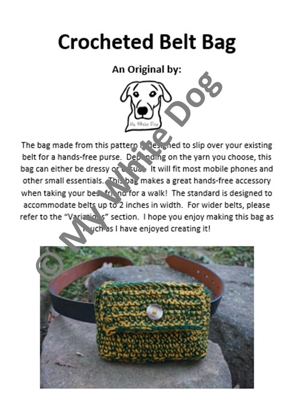 Belt Bag Crochet Pattern - Etsy