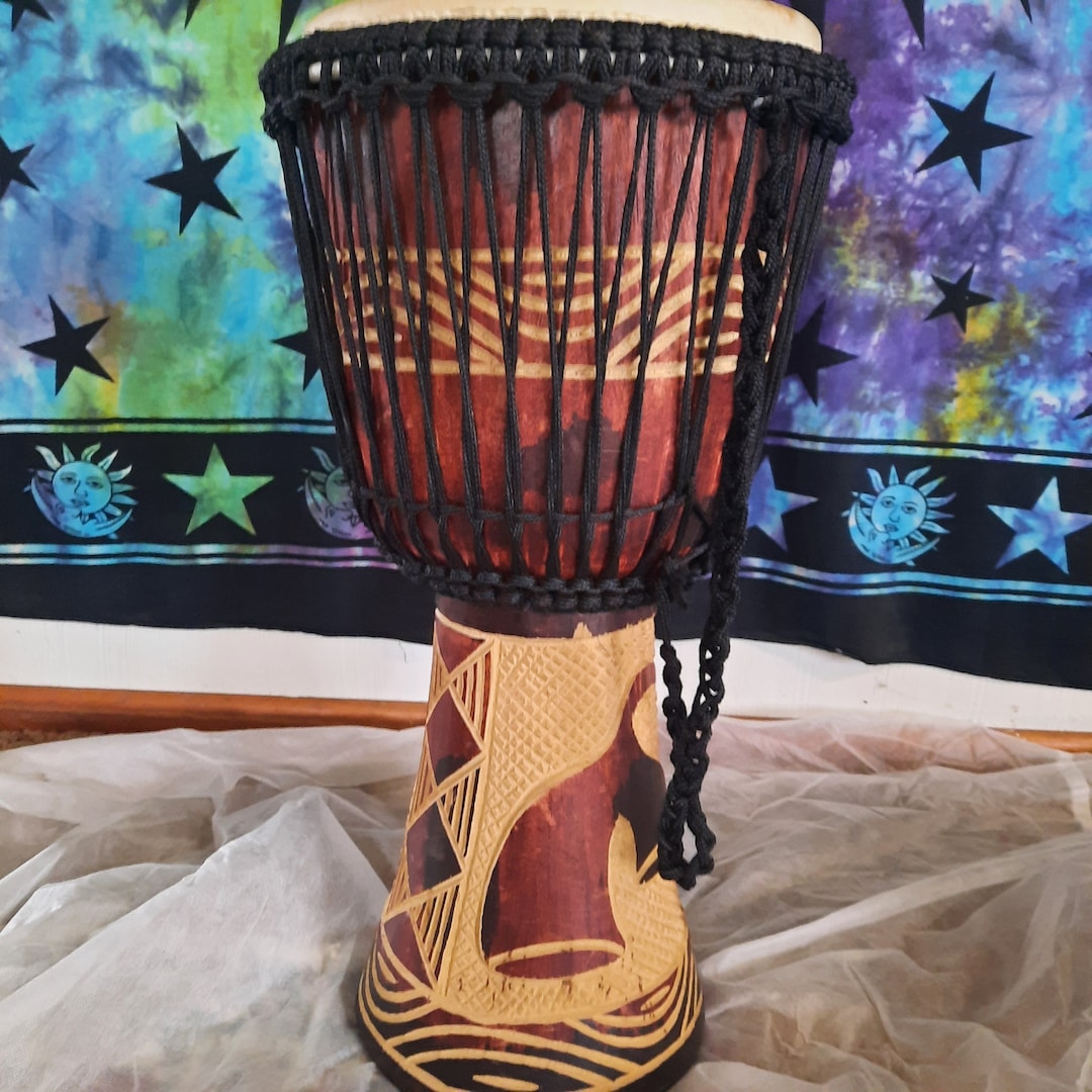 Authentic Djembe Hand Drum From Ghana Africa - Etsy