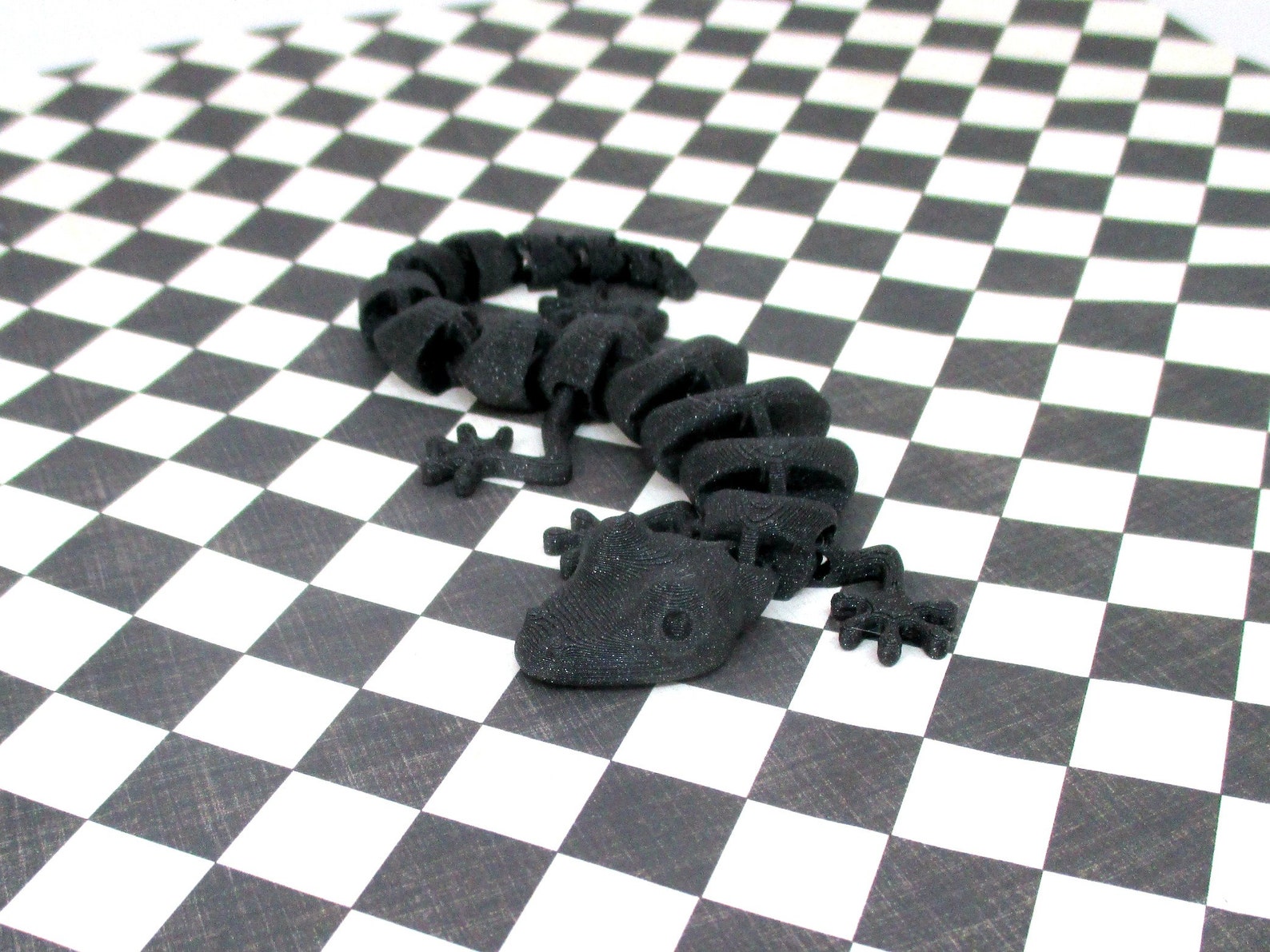 3D Printed Gecko Lizard Articulated Desk Toy - Etsy