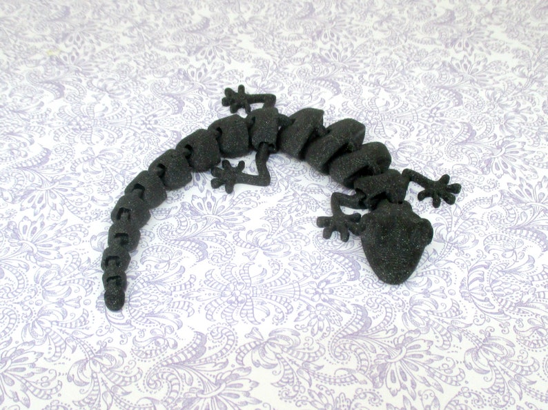 3D Printed Gecko Lizard Articulated Desk Toy - Etsy